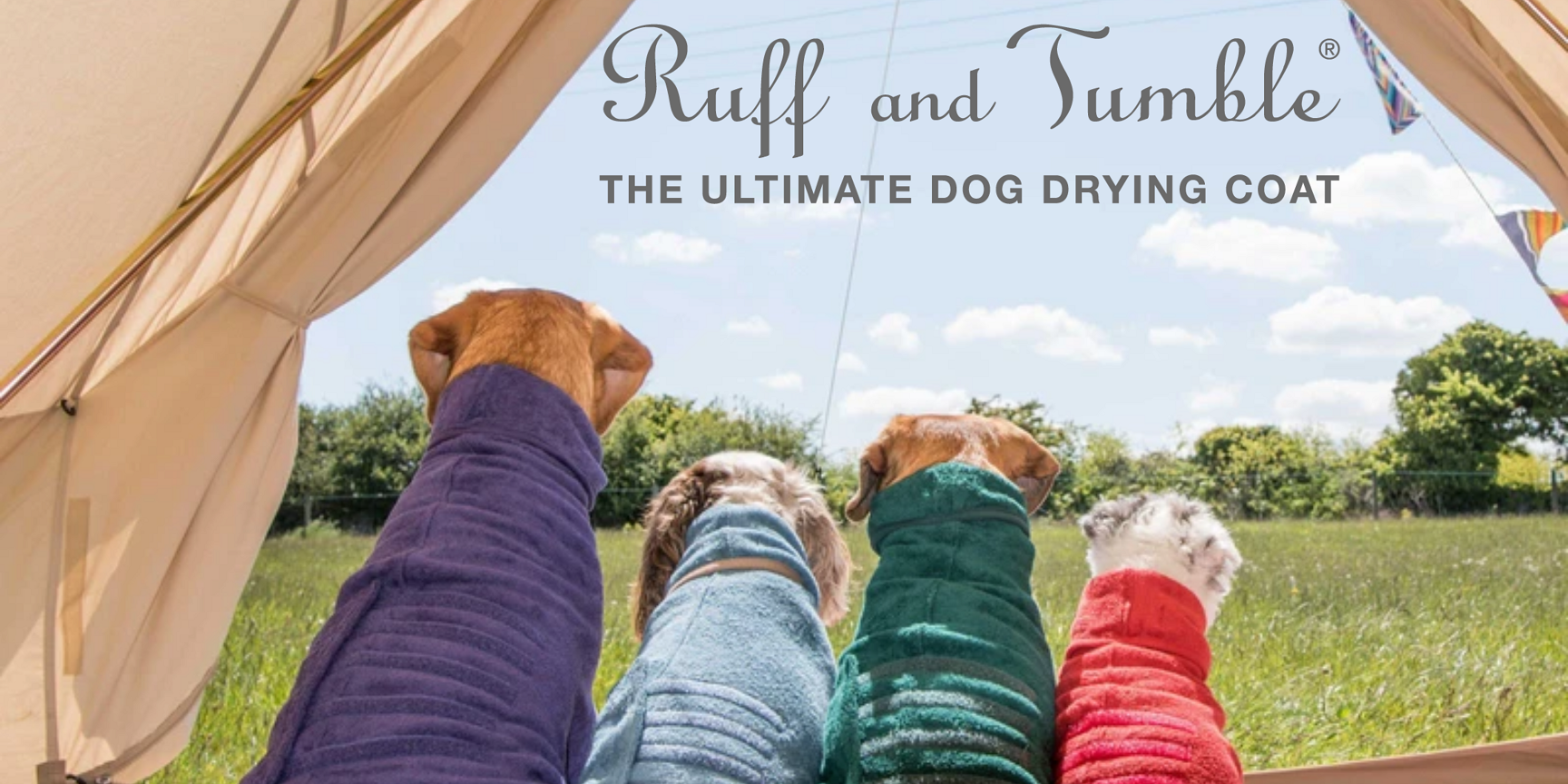 Ruff & Tumble drying coats available now! – Perfectly Pawsome