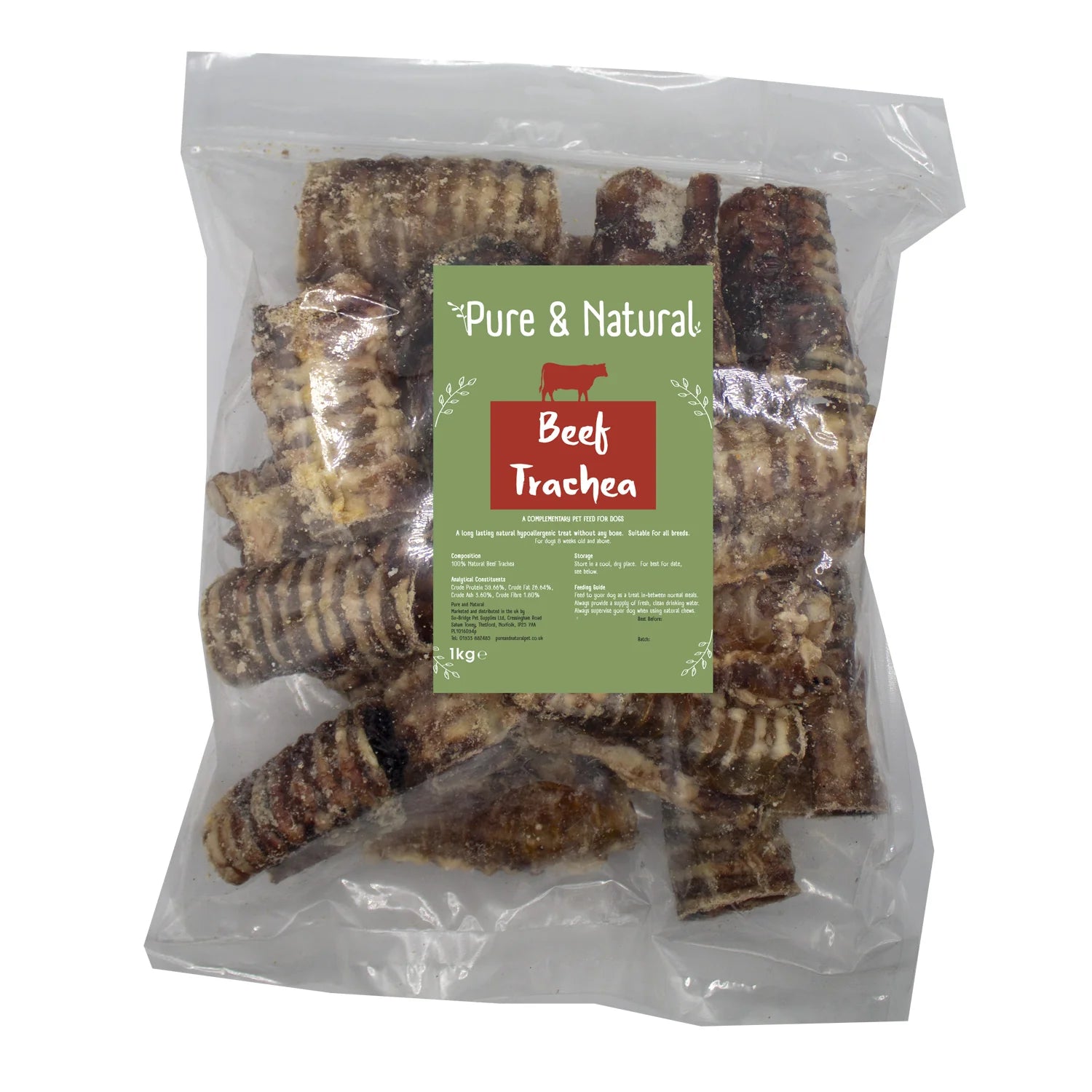 Beef Trachea 1kg – Perfectly Pawsome