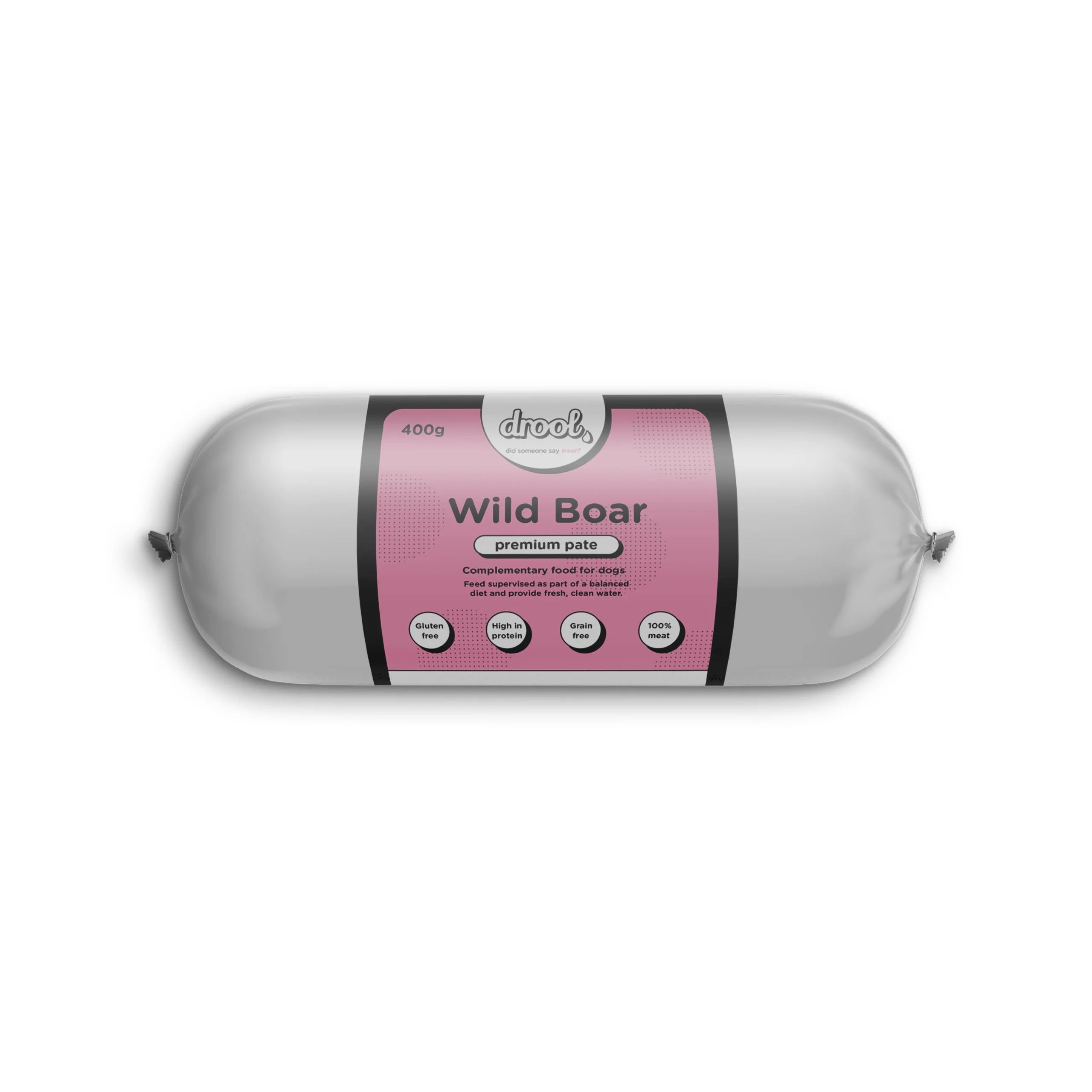 Drool Wild Boar Premium Pate 400g – Perfectly Pawsome
