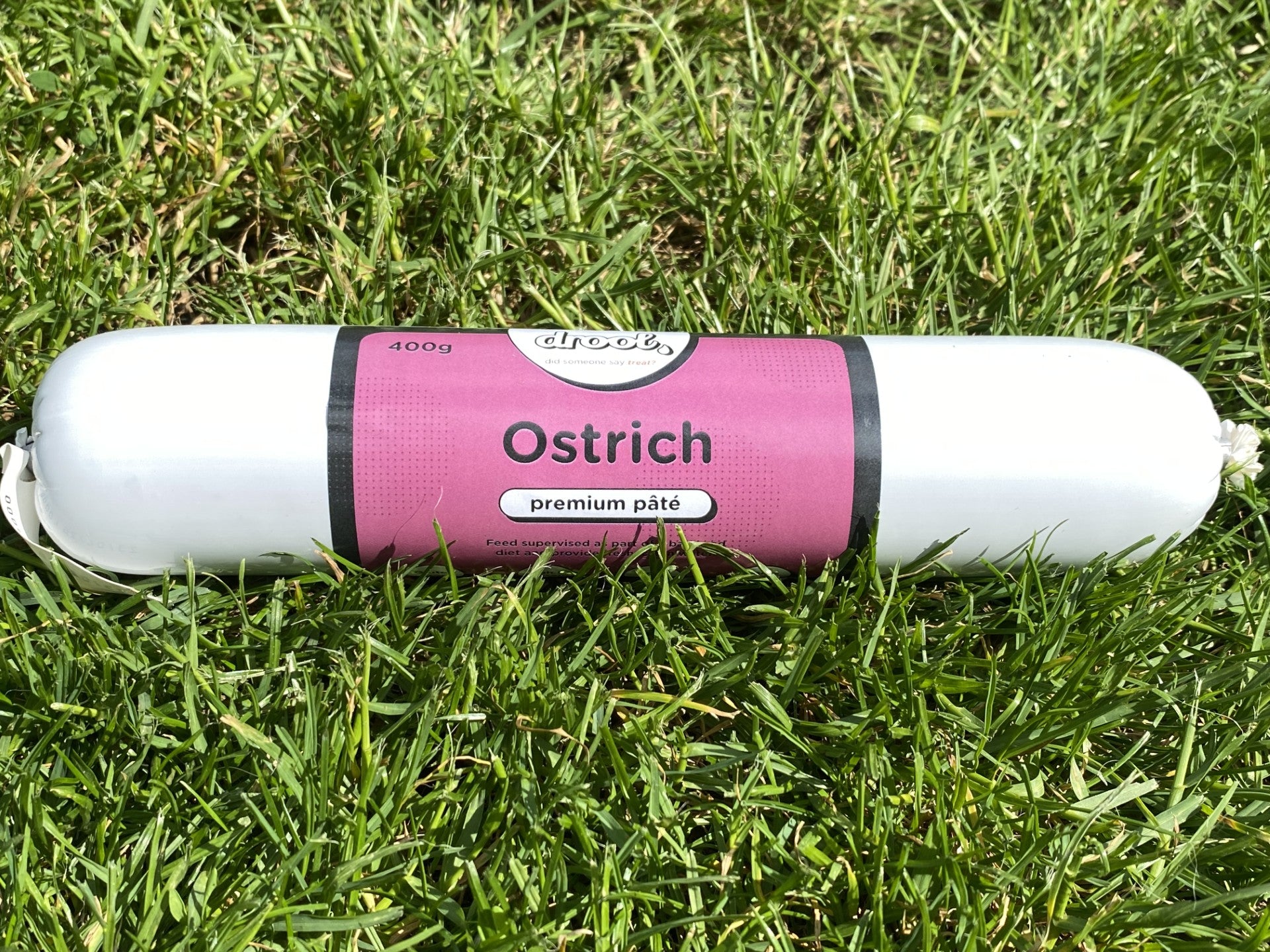 Drool Ostrich Premium Pate 400g – Perfectly Pawsome