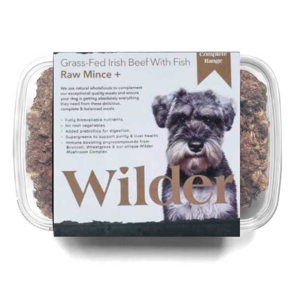 WILDER RAW COMPLETE – BEEF & FISH MINCE + 1KG – Perfectly Pawsome