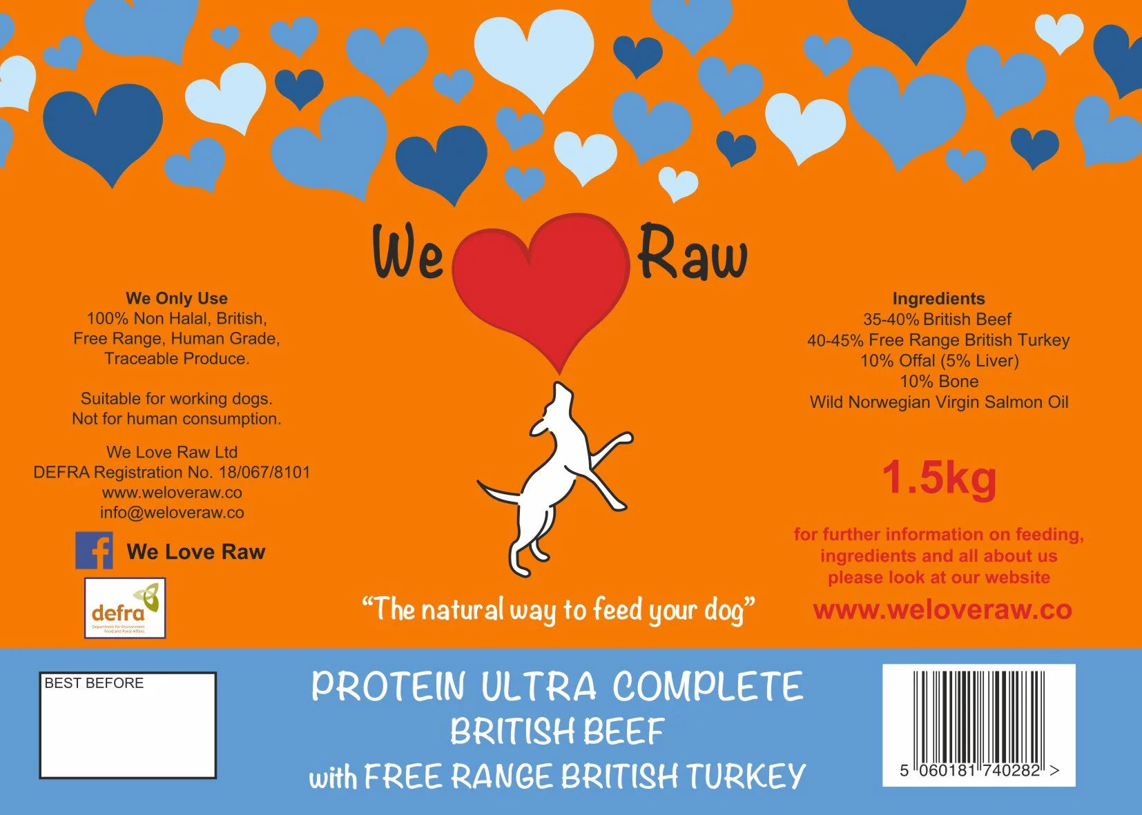 Protein Ultra Complete: British Beef with Free Range British Turkey ...