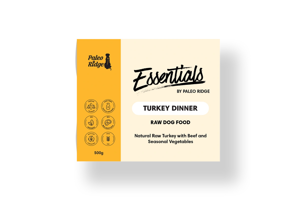 Paleo Ridge Essentials Turkey Dinner (500g) – Perfectly Pawsome