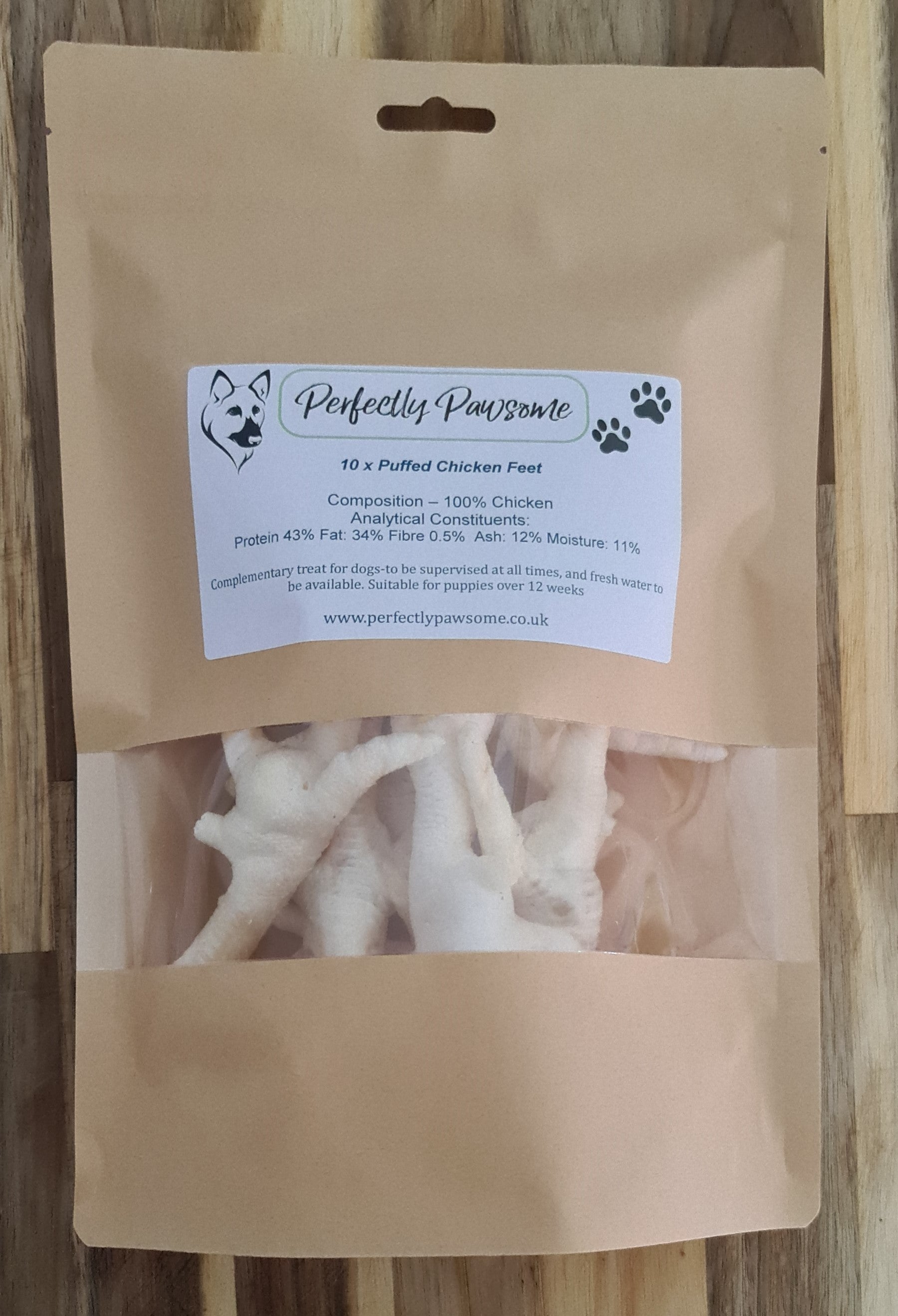 Puffed Chicken Feet – Perfectly Pawsome